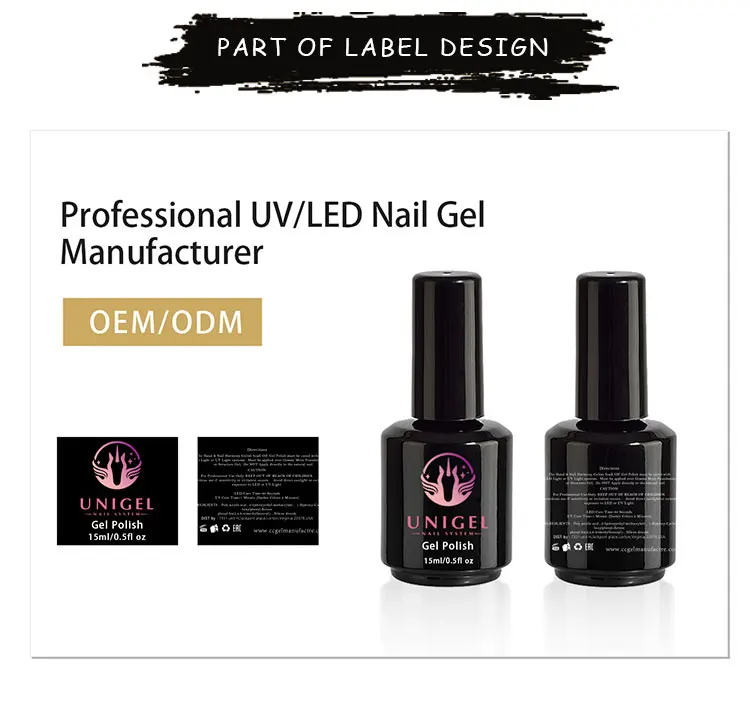 Unigel New Hot Sale Nail Gel Polish Collection 36 Colors/kit Uv Neon ...
