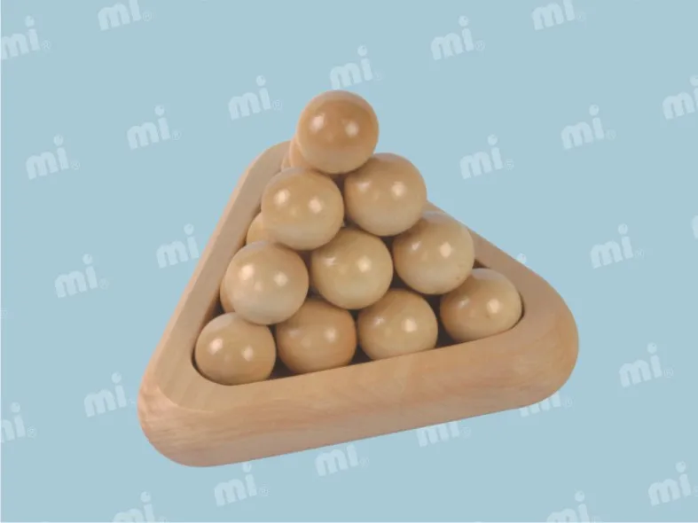 Wooden Triangle Pyramid - IQ Puzzle for All Ages