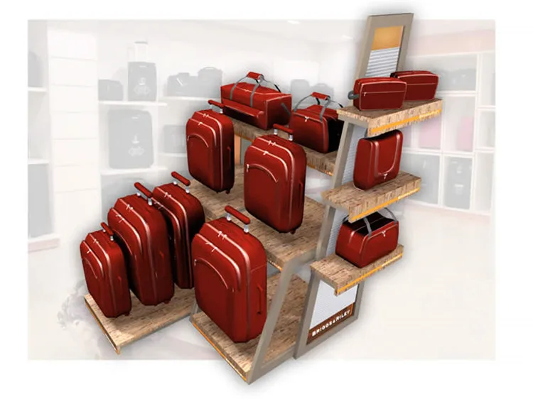 Bespoke Wooden Luggage Rack - Stylish & Functional Display