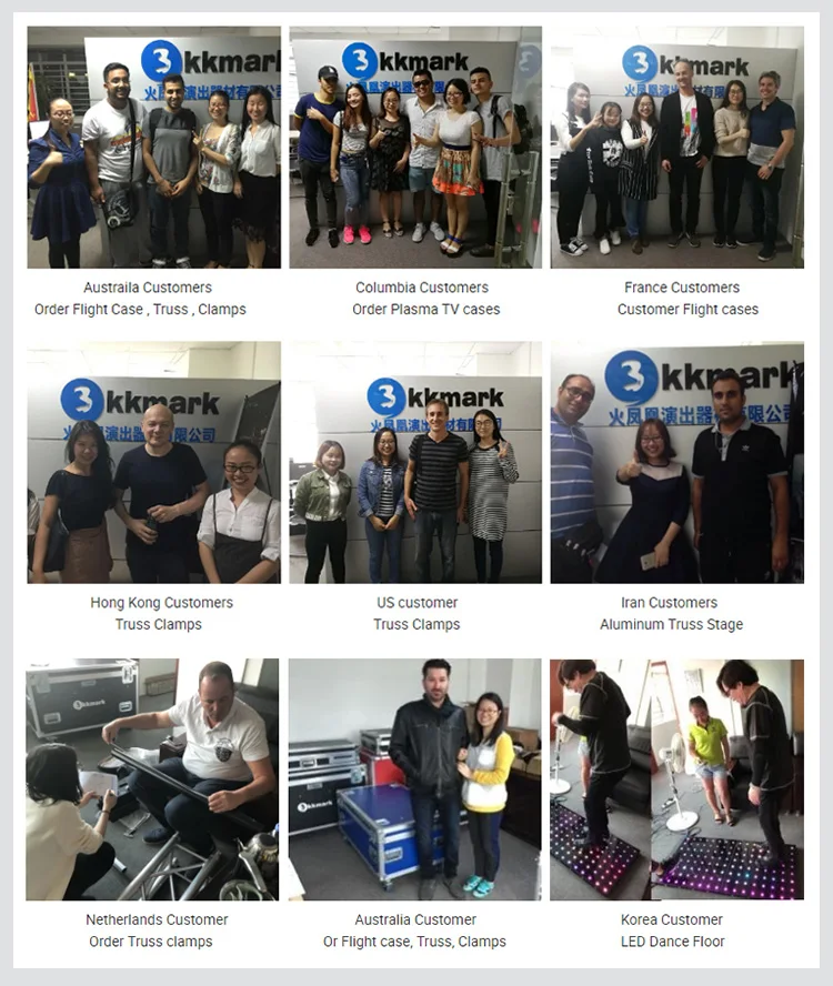 HDPE Plastic Flight Case for LED Display Screen - Adjustable Size