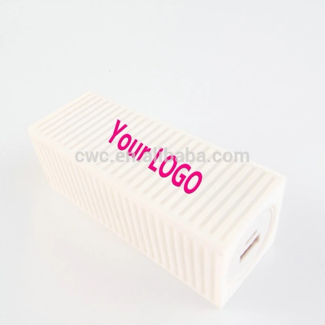 Custom Shape Design PVC Container Power Bank - Quick Charge