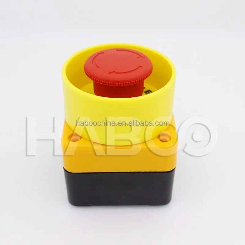 Hot Sale Protection Cover J174 Box Yellow Color Emergency Stop Switch ...