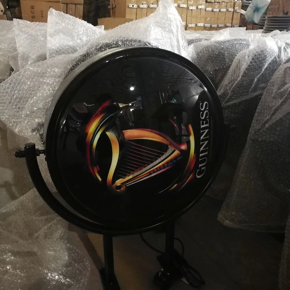 Custom Design Circular Circle Light Box Outdoor Custom Business Signs ...