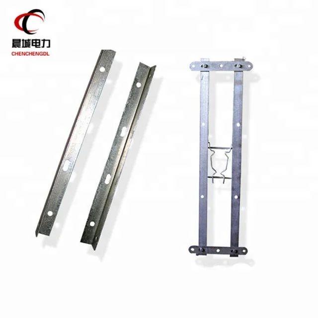 Electric Pole Cross Arms / Angle Steel 11kv Crossarm For Electric ...
