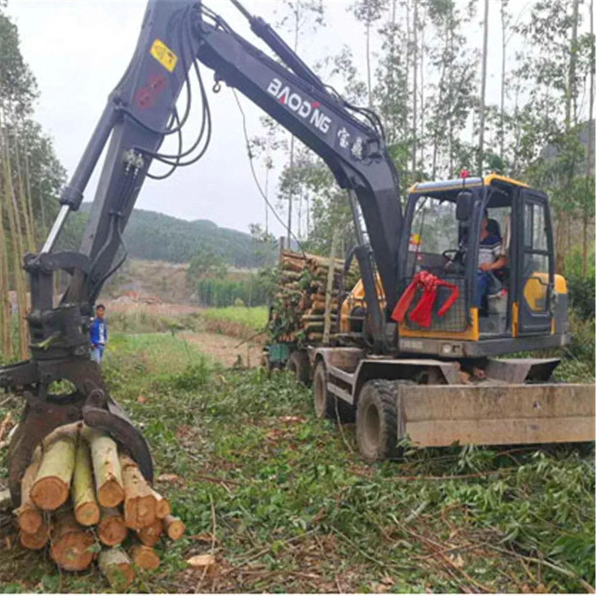 Small Loader Use In Forest Wheel Type Log Loader Price Buy, 06/22/2024