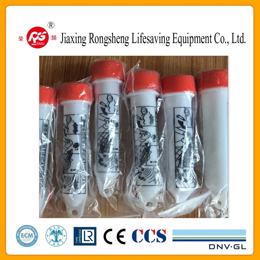 Solas Life Raft Identification Tube With Rope And Id Card - Buy ...