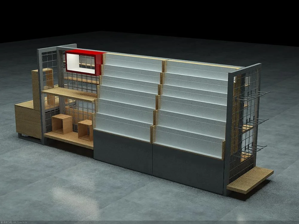 Miniso Wood Supermarket Shelves Display Retail Display Stand Hot Sale ...