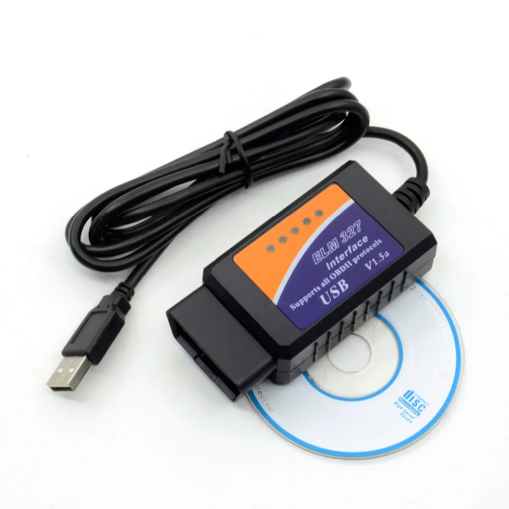 Elm327 V1.5 Usb Obd 2 Car Diagnostic Tool Automotive Obd2 Elm 327 Usb V ...