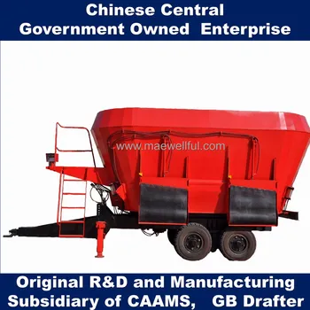 Fixed Double Auger Cattle Feed Mixer/dairy Farm Equipment Tmr - Buy Vertical Feed Mixer,Fixed ...