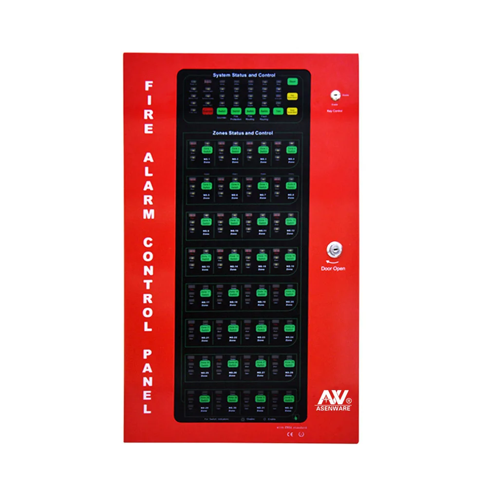 New Arrival!!! 32 Zone Conventional Fire Alarm Control Panel AW-CFP2166 ...
