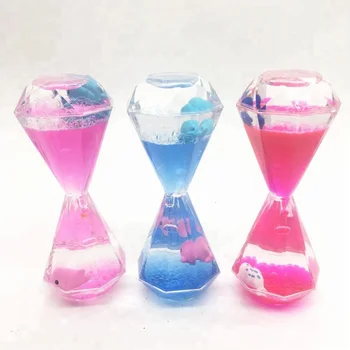 Water Flowing Hourglass Acrylic Liquid Timer Aqua Oil Hourglass - Buy ...