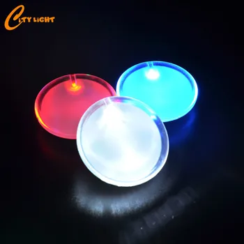 Custom Led Acrylic Flashing Blank Button Badge Plastic Safety Pin Badge ...