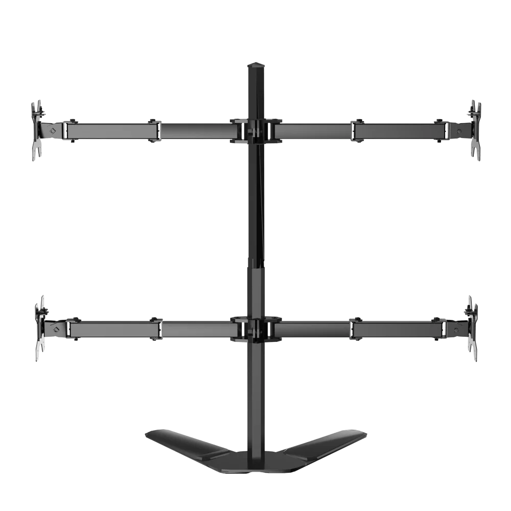 Four Lcd Led Desk Top Mount Arm Monitor Stand Bracket With Tilt And ...