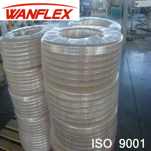 2 Inch Flexible Hose Transparent Reinforced Pvc Fiber Braided ...