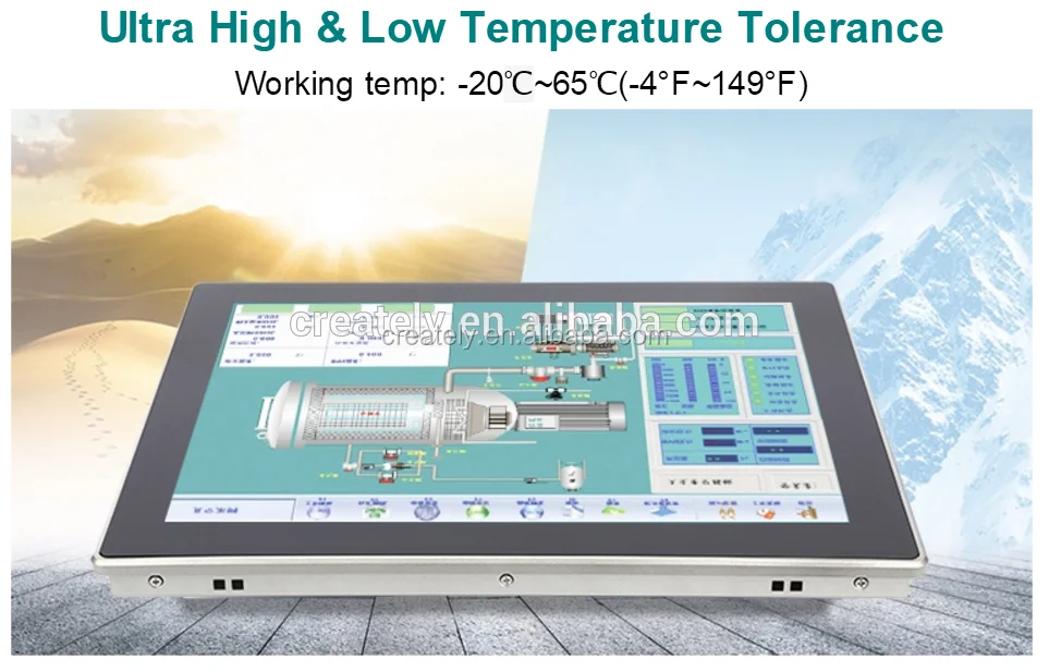32 Inch HMI Touch Screen Monitor - Fast Response & High Resolution