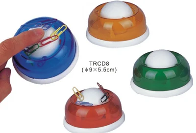 Office Round Ball Shape Paper Clip Holders Magnetic Paper Clip Holder ...