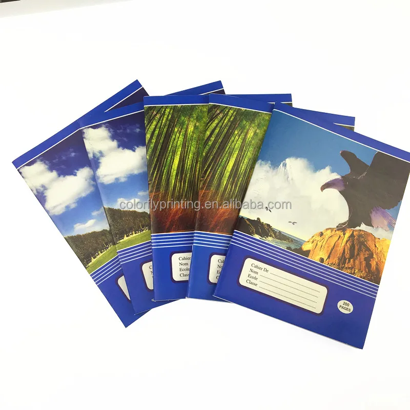 Cheap Exercise Book French Lines Notebooks 200pages With Different ...