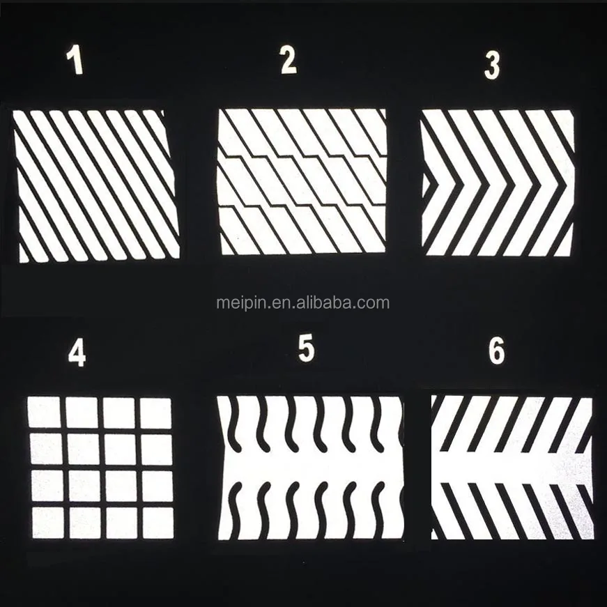 Customized Heat Press Segmented Heat Transfer Reflective Tape for Clothing