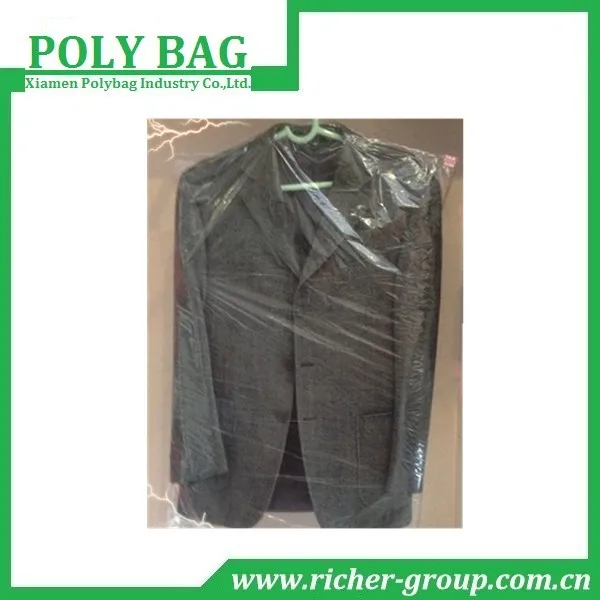 Commercial Clear Poly Hotel Laundry Bag On Roll Suit Garment Packaging ...