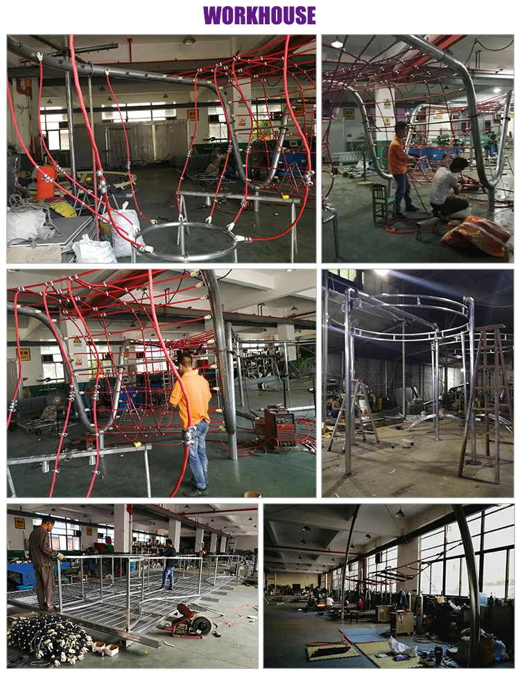 Children Outdoor Rope Plastic Climbing Frame - Multi-Function Fitness ...