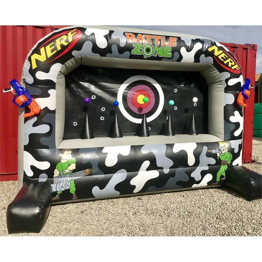 10ftx6ft Sports inflatable Battle zone carnival inflatable Shooting ...