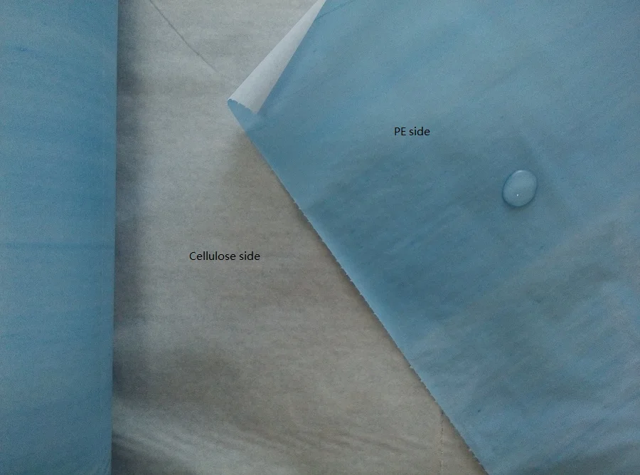 Waterproof Tissue Poly Blue Diamond Pattern Physiotherapy Precut ...