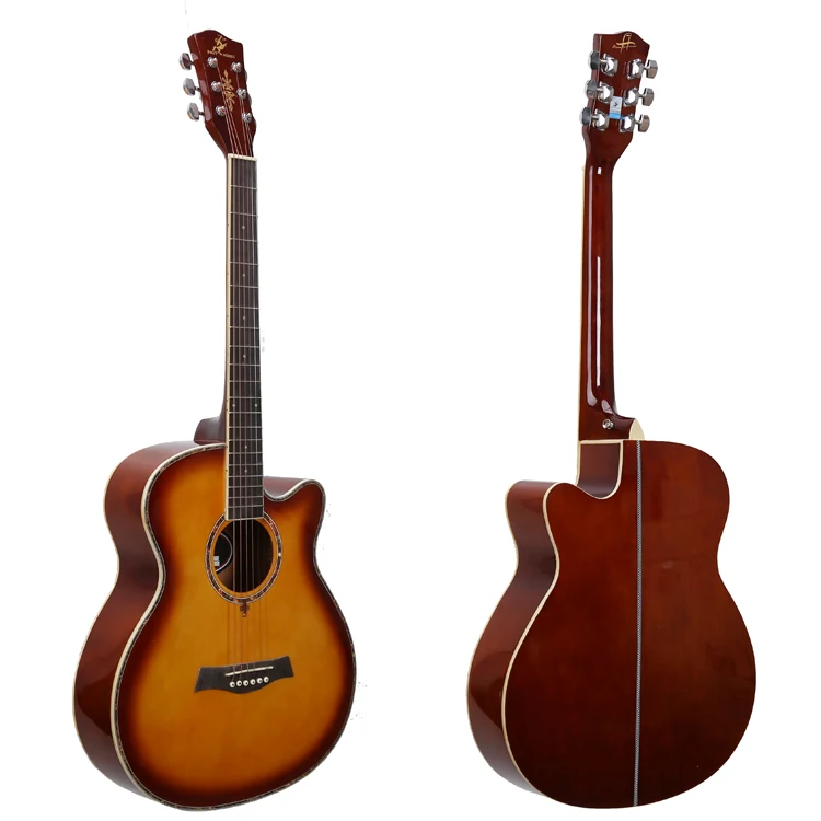 OEM Wholesale Musical Instruments Acoustic Guitar 41 Inch Spruce Top ...