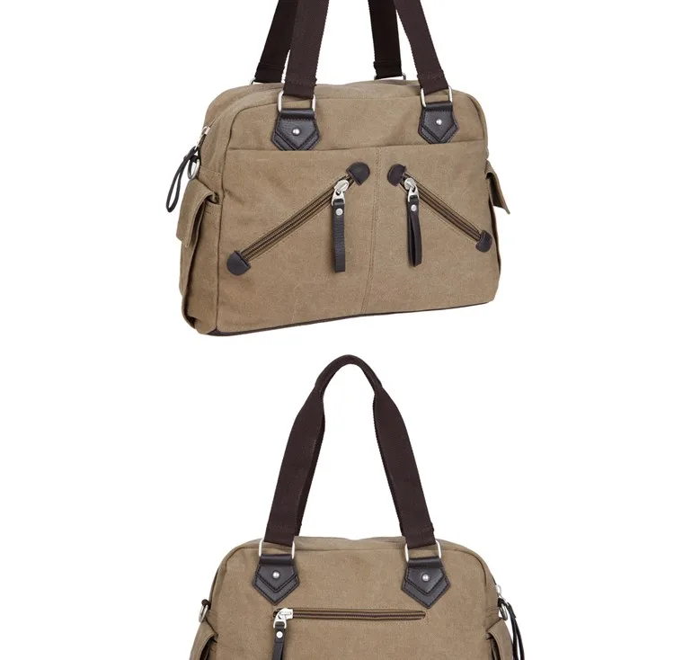 High End Custom Personal Man Shoulder Bag Guangdong Blue Cotton Canvas ...