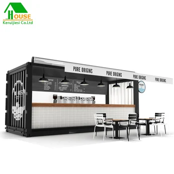 Free Design Shipping Container Cafe Food Kiosk Booth Container Coffee ...