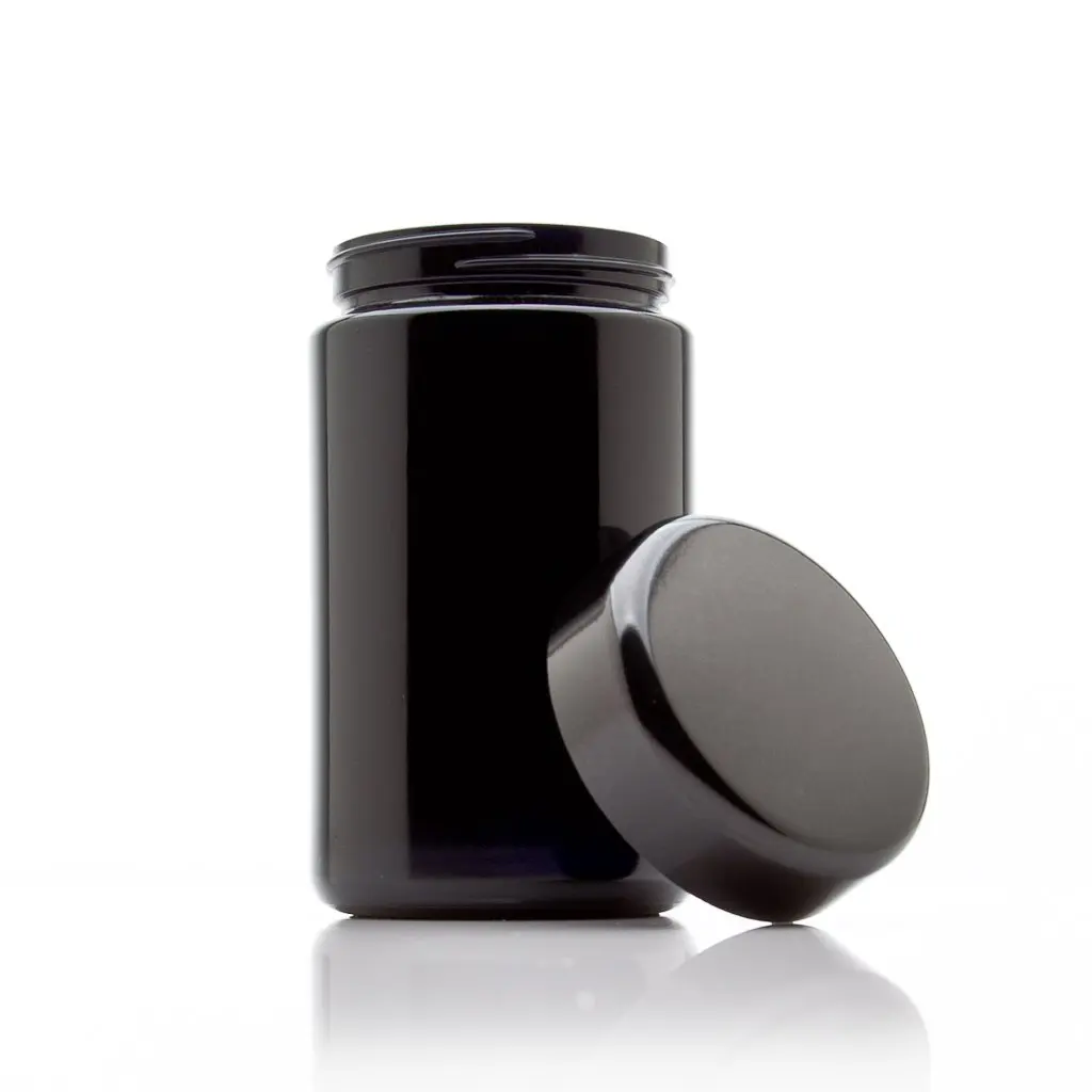 200ml Dark Violet Glass Herb Jar and Anti-ultraviolet Properties ...
