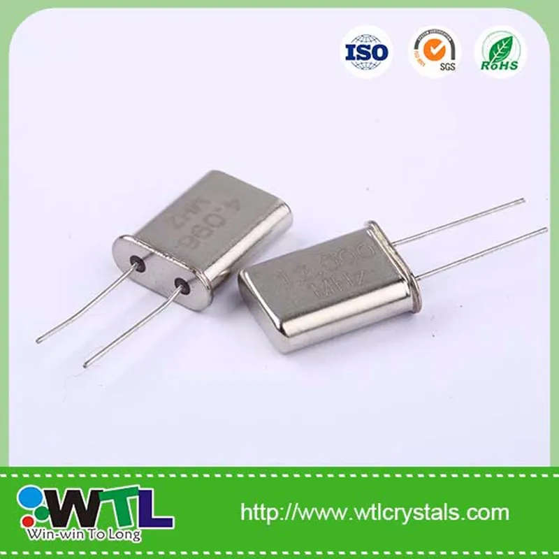 Low frequency oscillator HC-49U crystal iron cover 1.8432 MHz Passive ...
