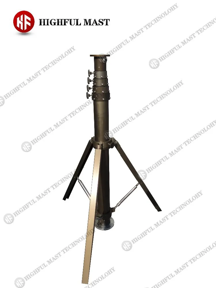 Tripod Pneumatic Telescopic Pole - Buy Mast,Telescopic Mast,Pneumatic ...