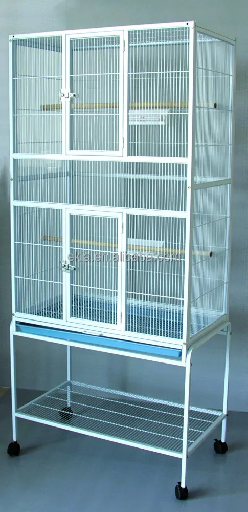 Removable Birds Budgie Canary Aviary Finch Parrot Cage With Stand ...