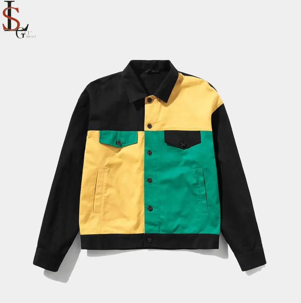 2019 The Cool Design Multi-color Twill Jackets For Men With Custom Logo ...