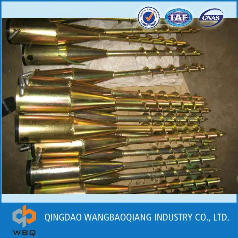 Stainless Steel Ground Auger Anchor Fence Post Spike for Sheet Metal ...