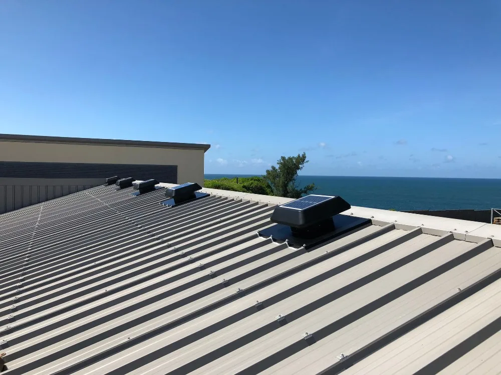 Air Heat Extractor Solar 25w 14 Inch Smart Extractor Solar Axial ...