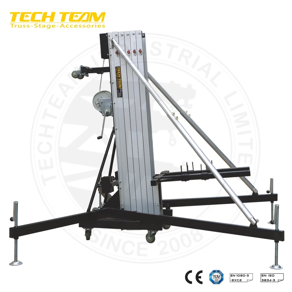 8m Line Array Truss Lift Tower For Speaker Hangger - Buy Line Array ...