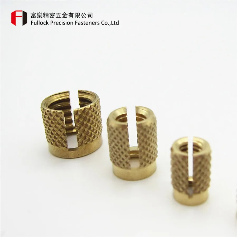 Brass Knurled Press Fit Slotting Insert Nut - Buy Slotting Insert Nut ...