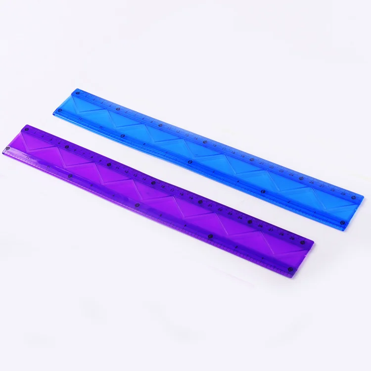 Wholesale Flexy Ruler Assorted Color Transparent Pvc 30cm Flexible ...
