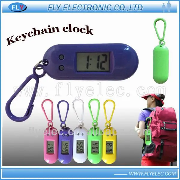 Mini LCD Digital Alarm Clock with Keychain| Alibaba.com