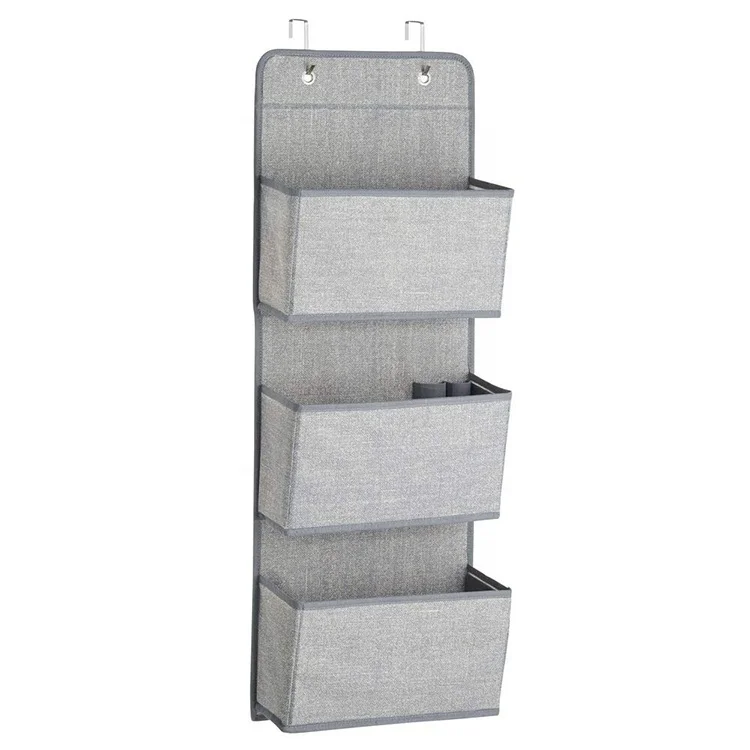 Breathable Door Pocket Organizer Document Rack Hang on Back of Door ...