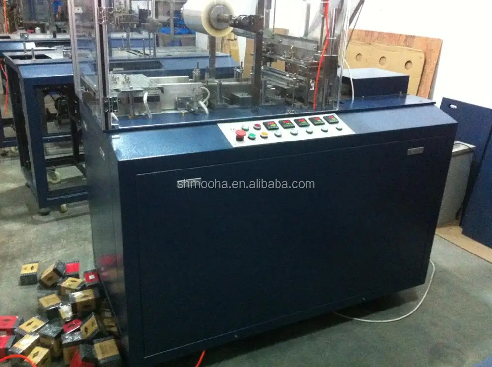 Efficient Eraser Eye Drops Box Cellophane Shrink Wrap Machine