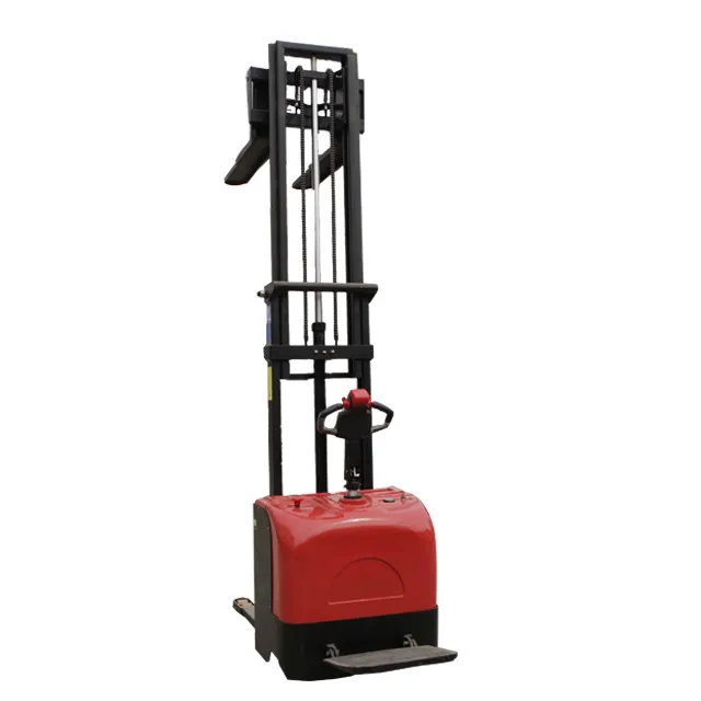 Standing Type 6m Lifting Crane Full Electric Pallet Stacker Electric ...