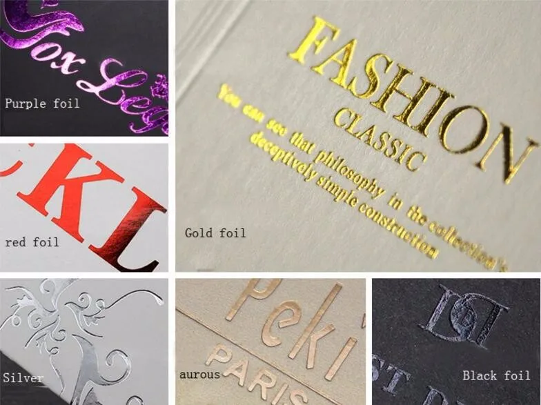 Custom Modest Luxury Black Embossed Business Card Printing With Gold ...