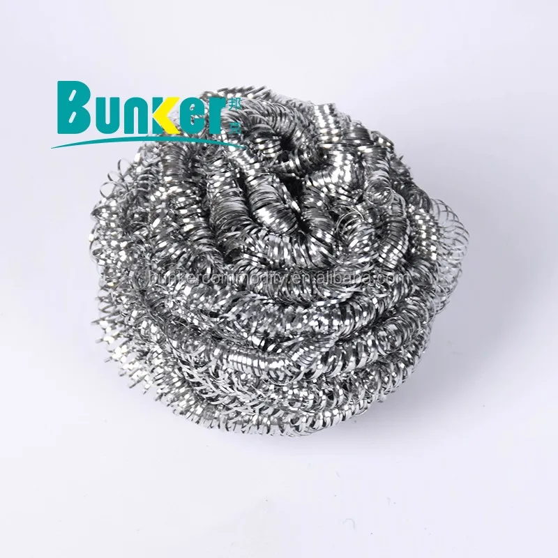 Metal Pot Scourer Metal Wire Sponge Stainless Steel Wire Sponge Kitchen ...