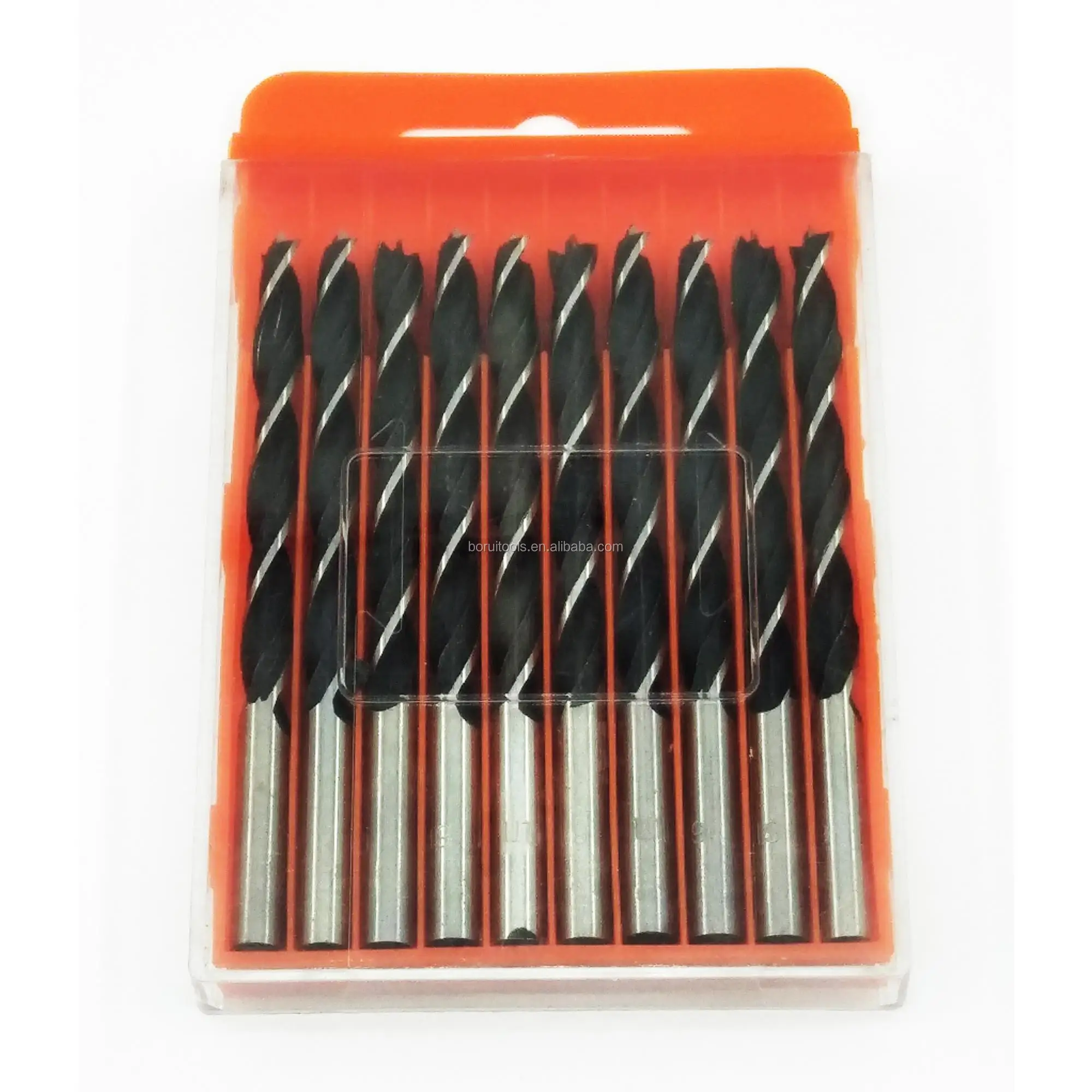SUBORUI High Carbon Steel Hex Shank Wood Auger Drill Bits
