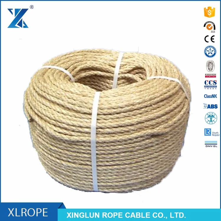 Wholesale 3 Strand Sisal Rope Twist Rope Construction Agriculture ...