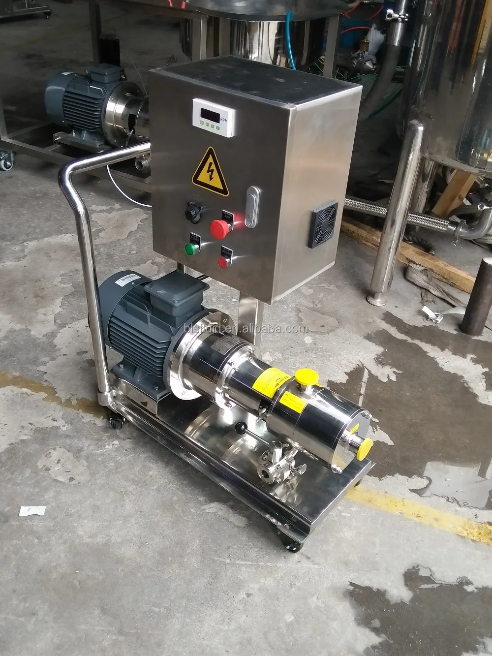 Steel Multi-stages Rotor and Stator Homogenizer Mixer Type Liquid ...