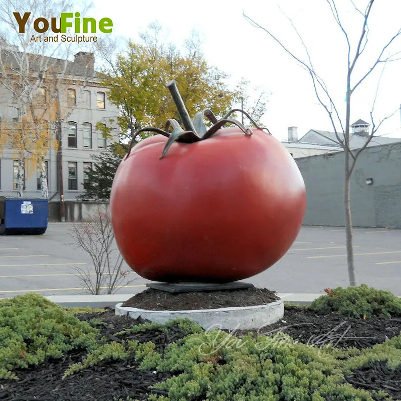 Fiberglass Outdoor decoration Tomato Statue| Alibaba.com