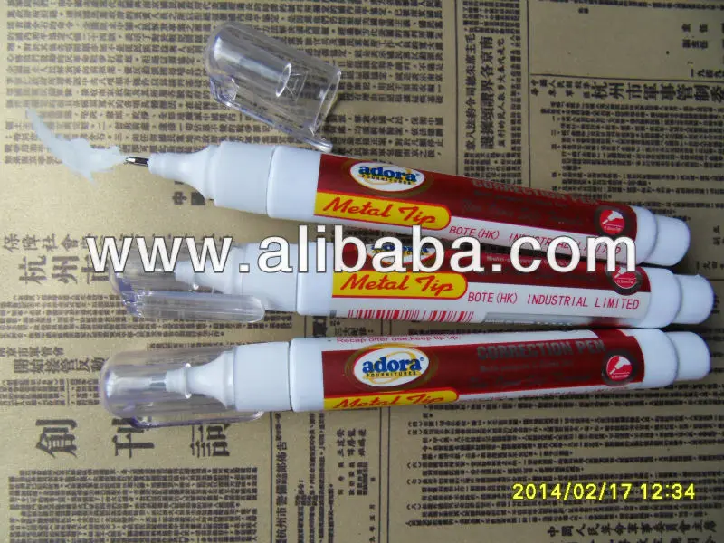 Correction Fluid/pen - Buy Colored Correction Fluid Product on Alibaba.com